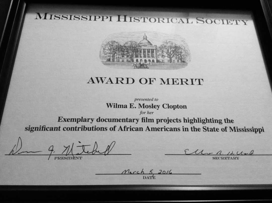 Dr. Wilma Mosley Clopton Receives the Mississippi Historical Society’s ...